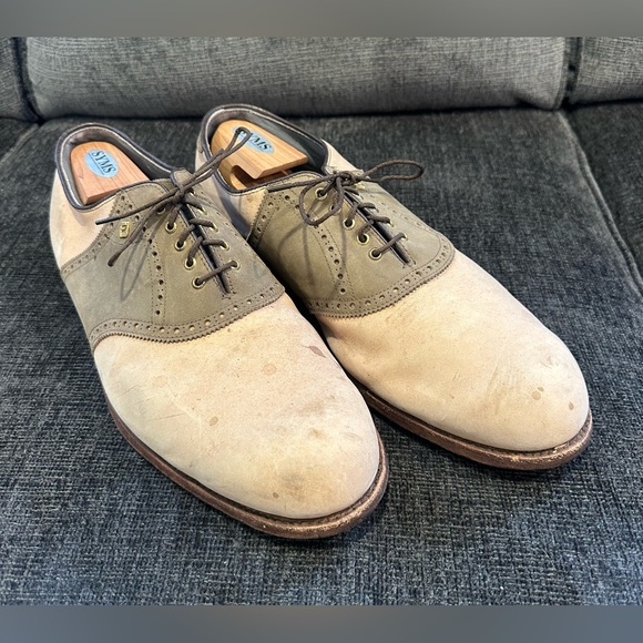 FootJoy | Shoes | Vintage Footjoy Classics Golf Shoes Mens Size 4d ...